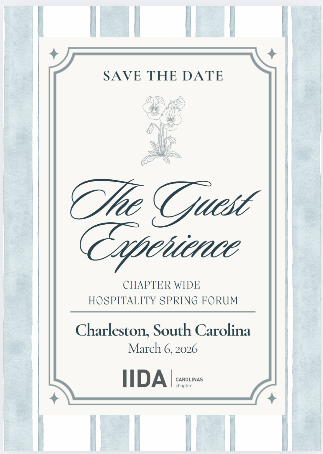 Chapter Wide Spring Forum- The Guest Experience- Register Now!! - IIDA ...
